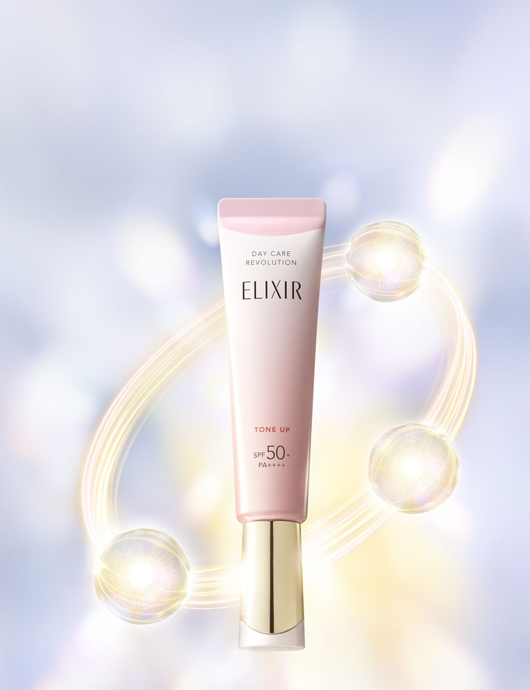 Elixir | 產品 | 膠原提亮妝前防曬底霜 (櫻花色)